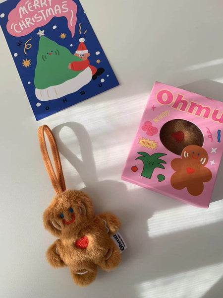 Cute Furry Gingerbread Man Bag Hanging Plush – Gaopeng Toy