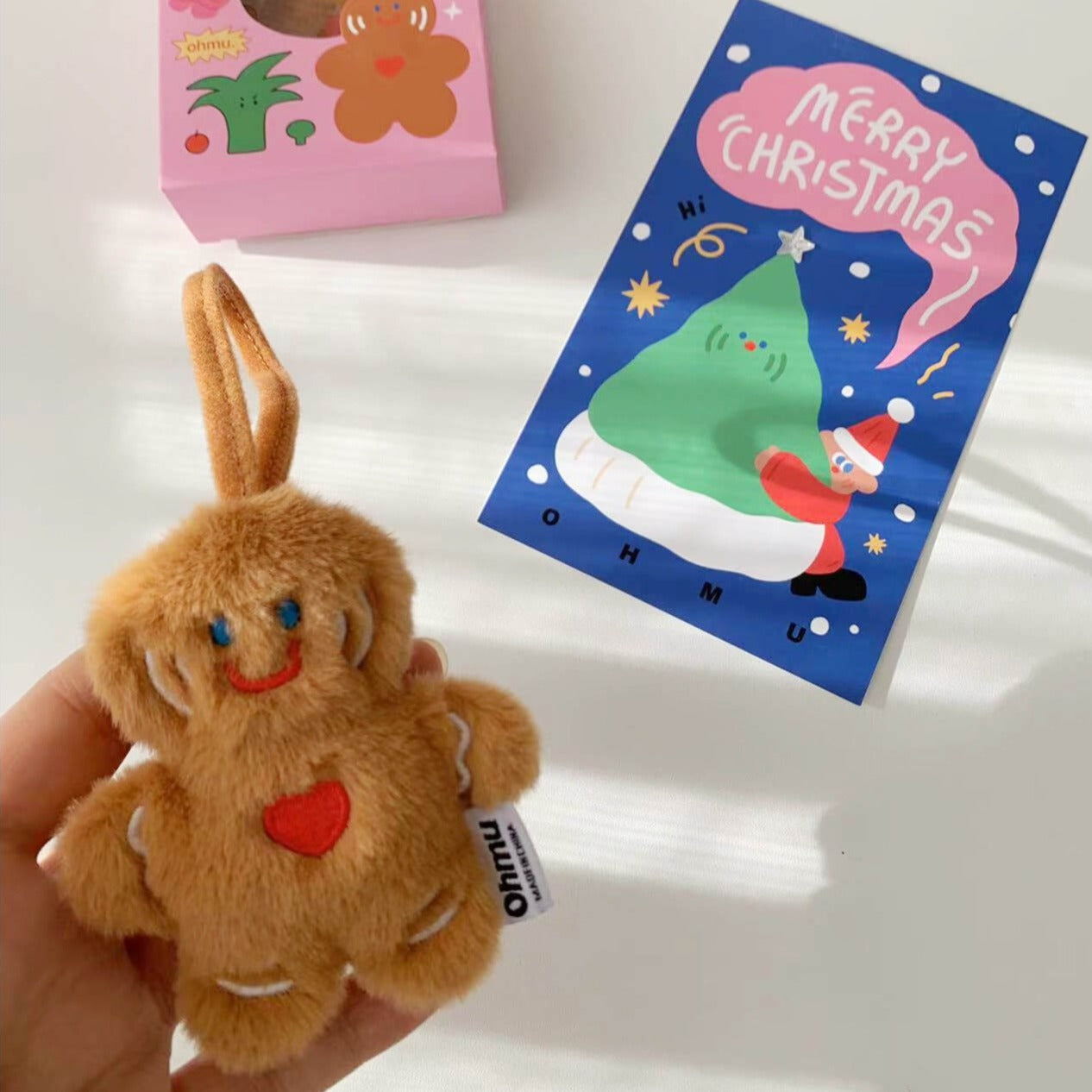 Cute Furry Gingerbread Man Bag Hanging Plush – Gaopeng Toy