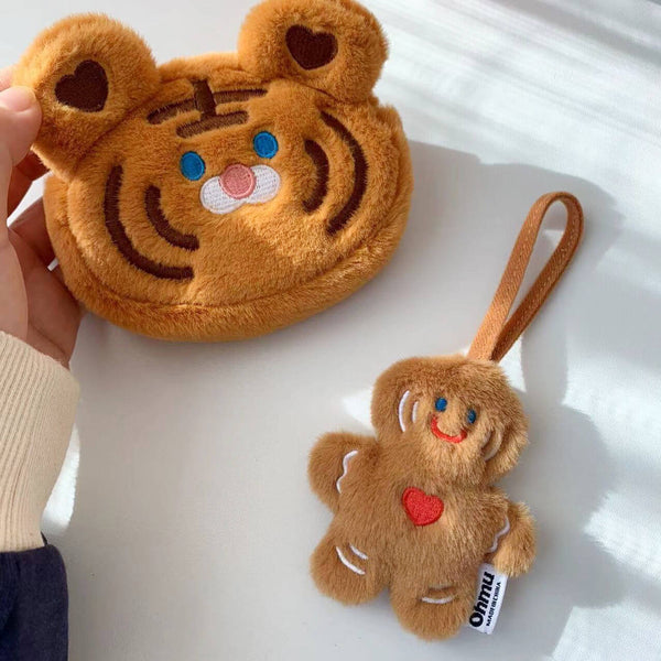 Cute Furry Gingerbread Man Bag Hanging Plush – Gaopeng Toy