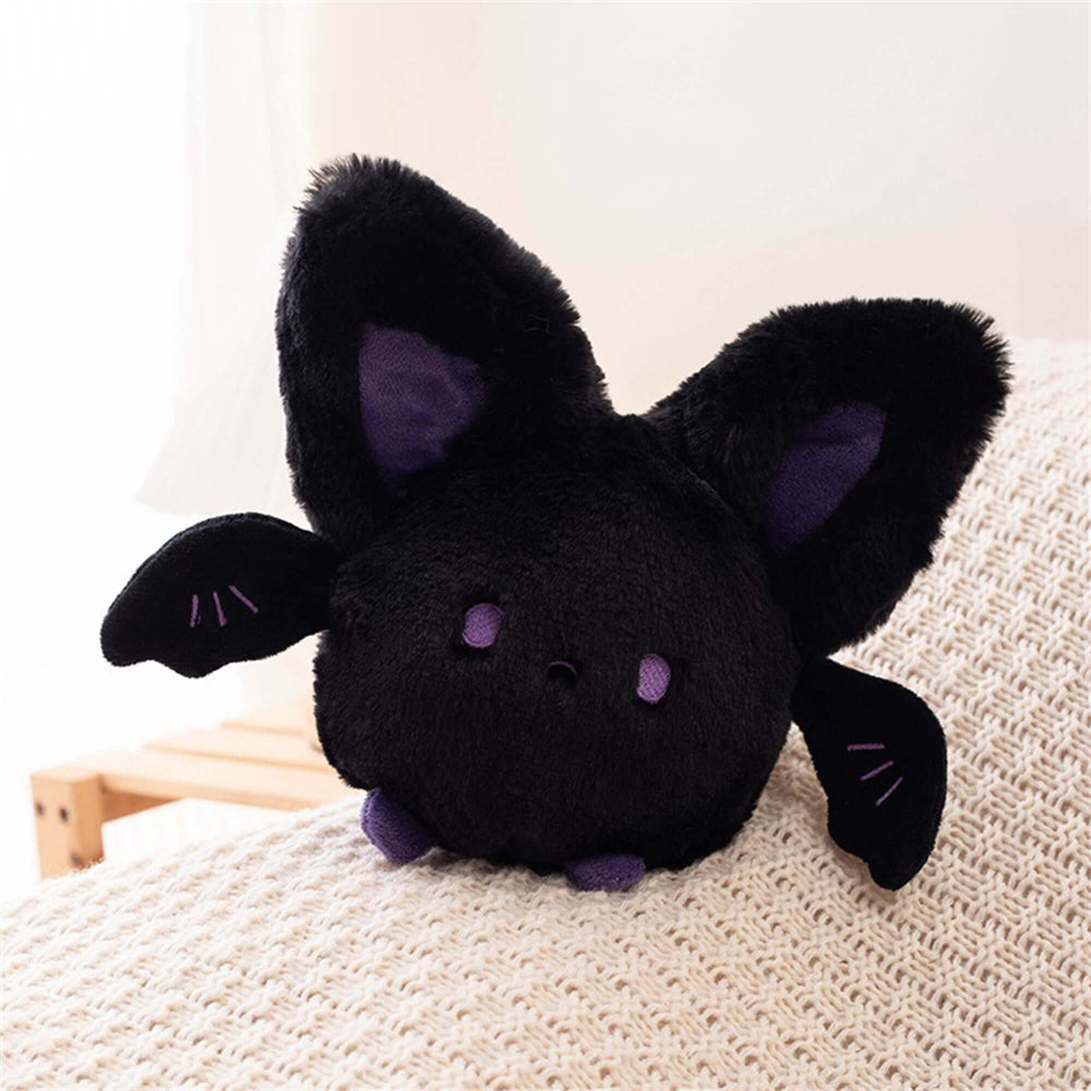 Black And White Cute Round Bat Stuffed Toy – Gaopeng Toy