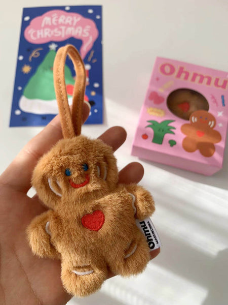 Cute Furry Gingerbread Man Bag Hanging Plush – Gaopeng Toy