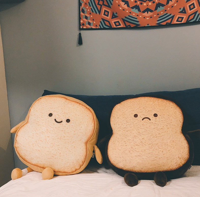 Emotional Bread Cushion Cute Toast Emoji Cushion – Gaopeng Toy